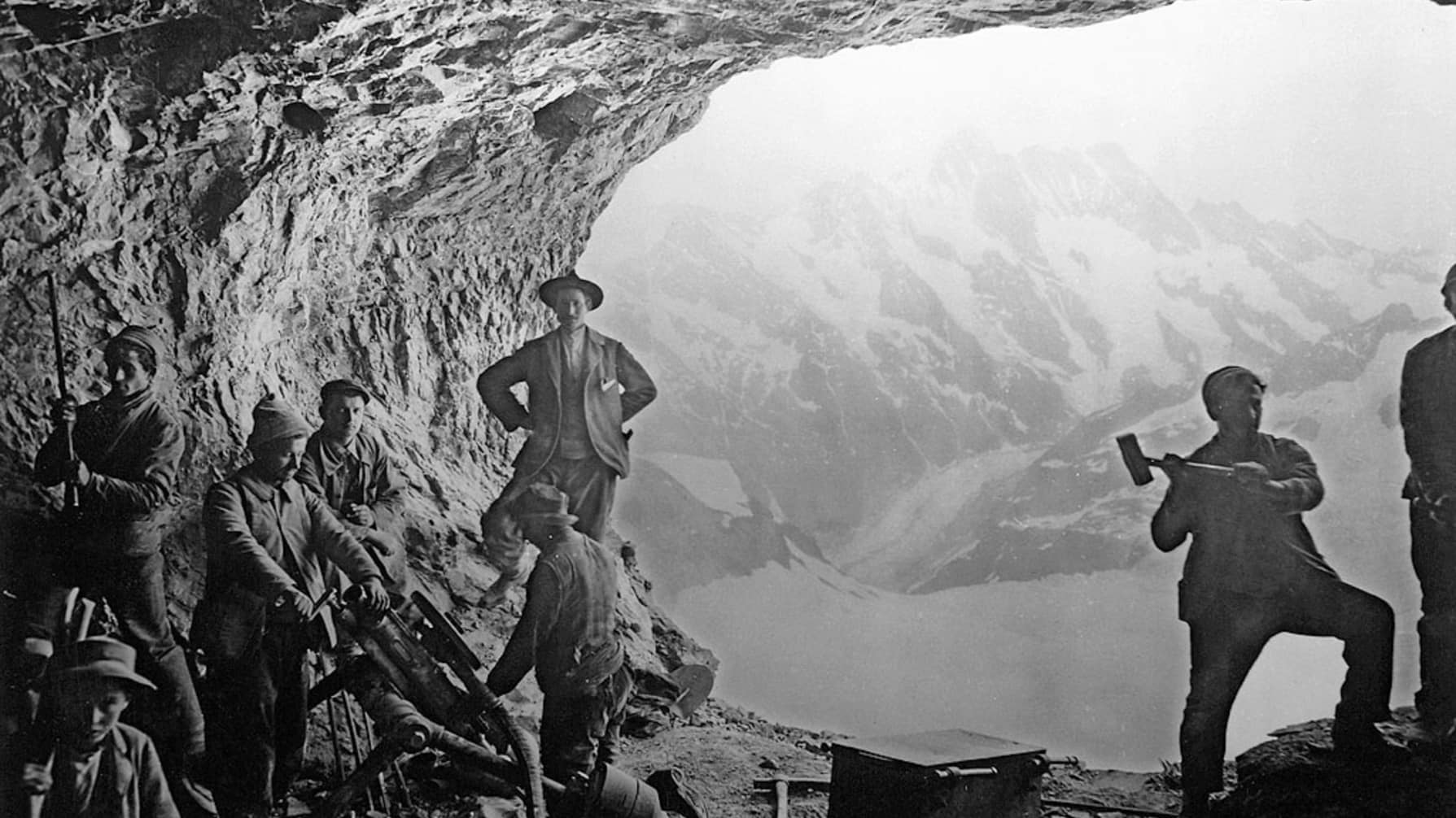 Bau der Jungfraubahn | jungfrau.ch